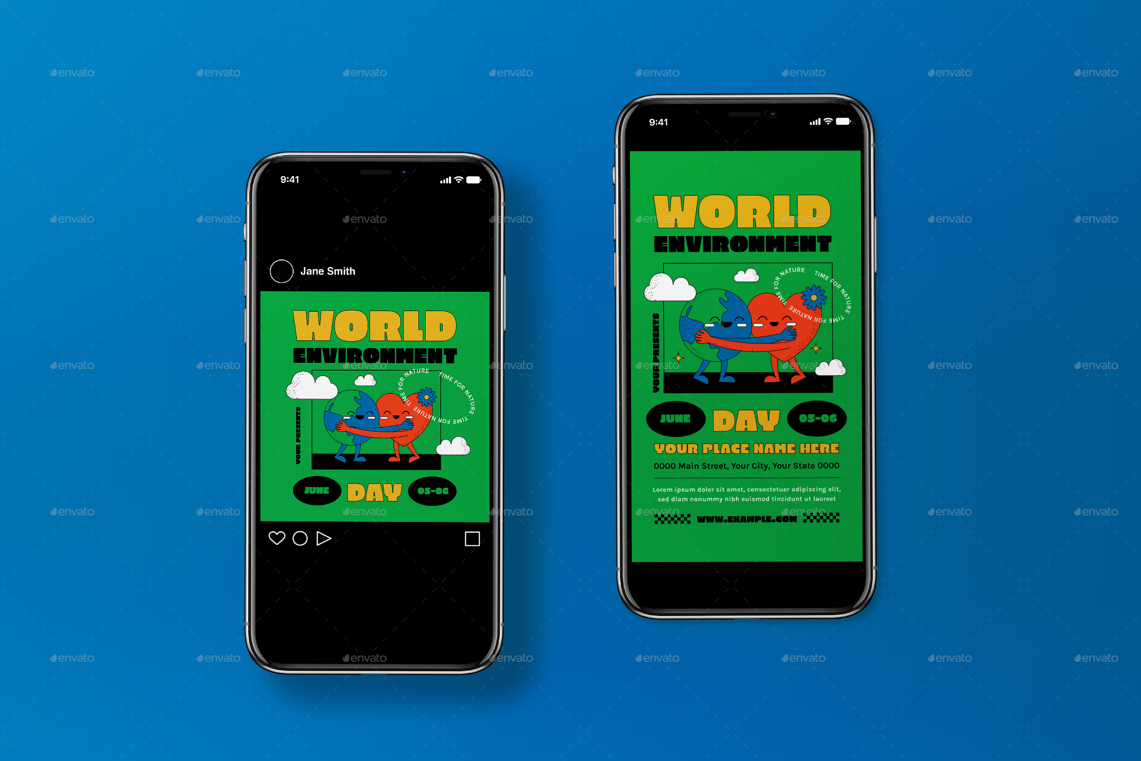 World Environment Day Flyer Set, Print Templates | GraphicRiver