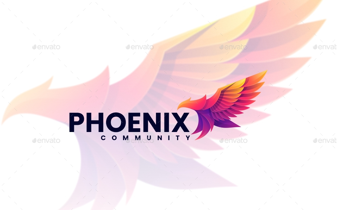 Phoenix Gradient Colorful Logo Template, Logo Templates | GraphicRiver