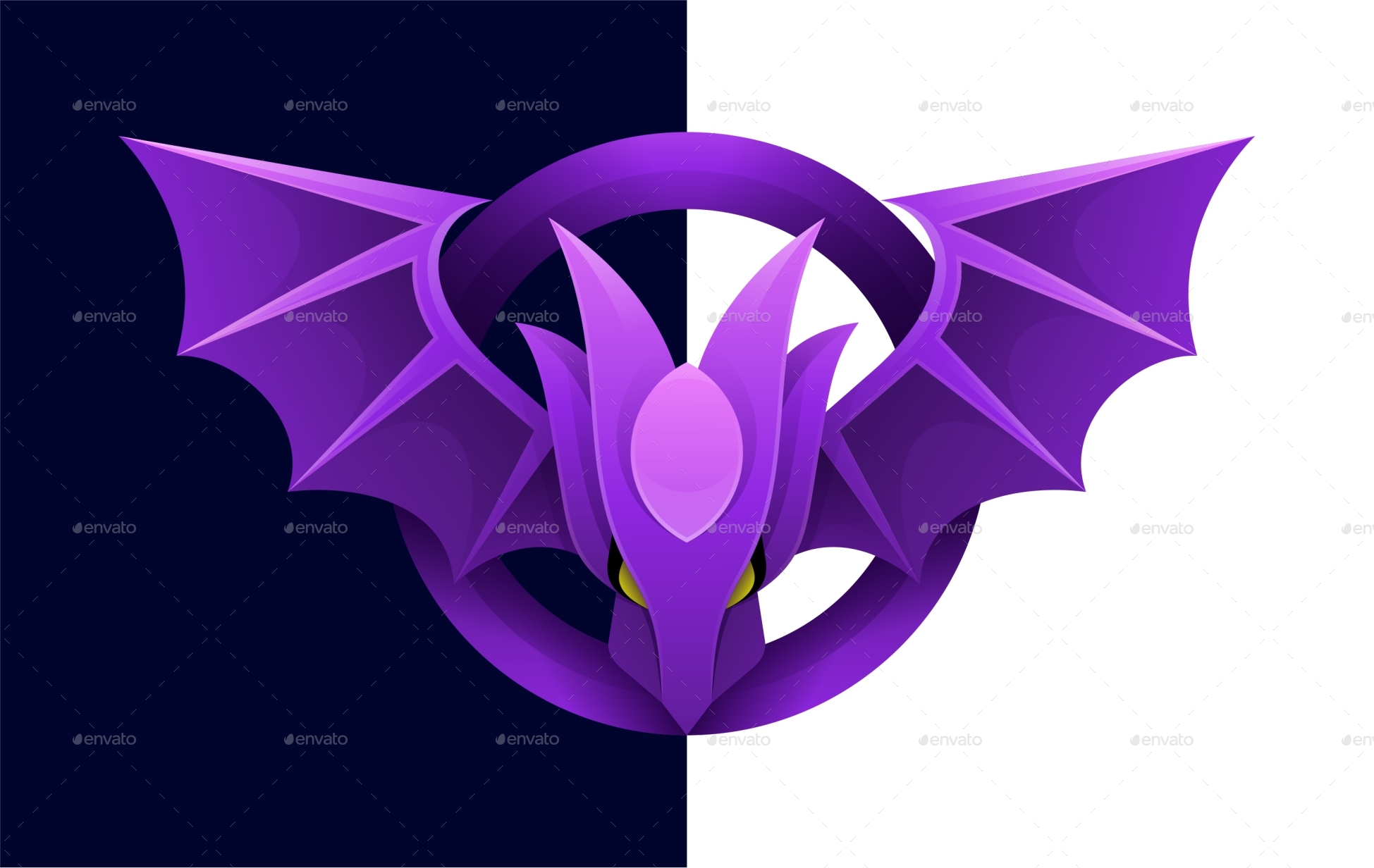 Dragon Gradient Logo Template, Logo Templates | GraphicRiver