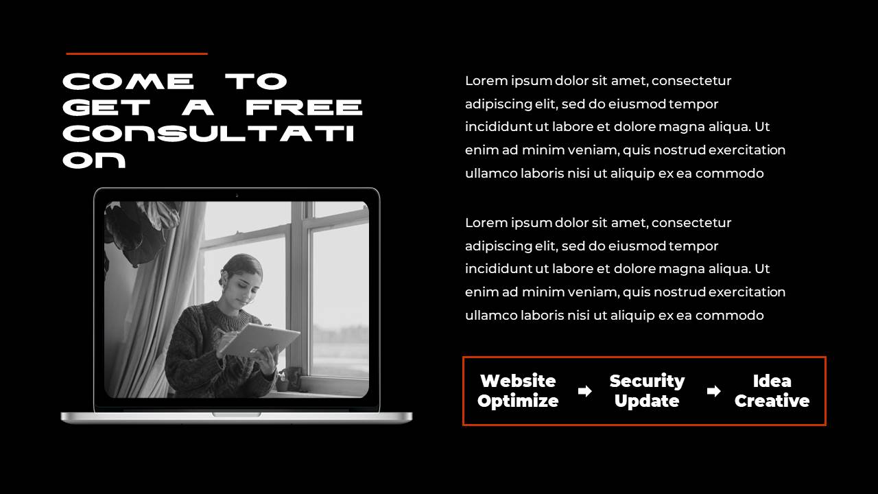 Dark Design Technology PowerPoint Template, Presentation Templates