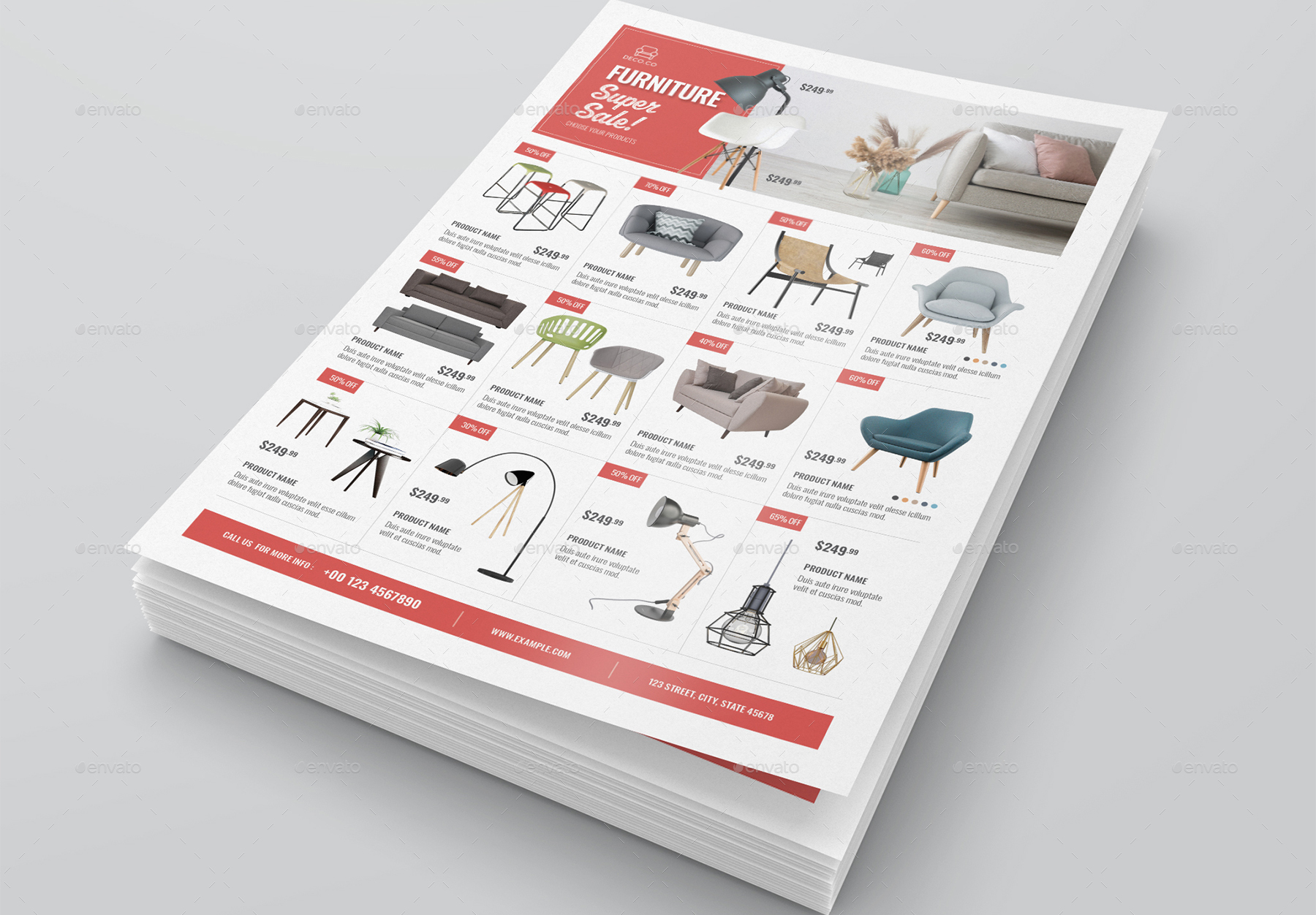 Furniture Flyer, Print Templates | GraphicRiver