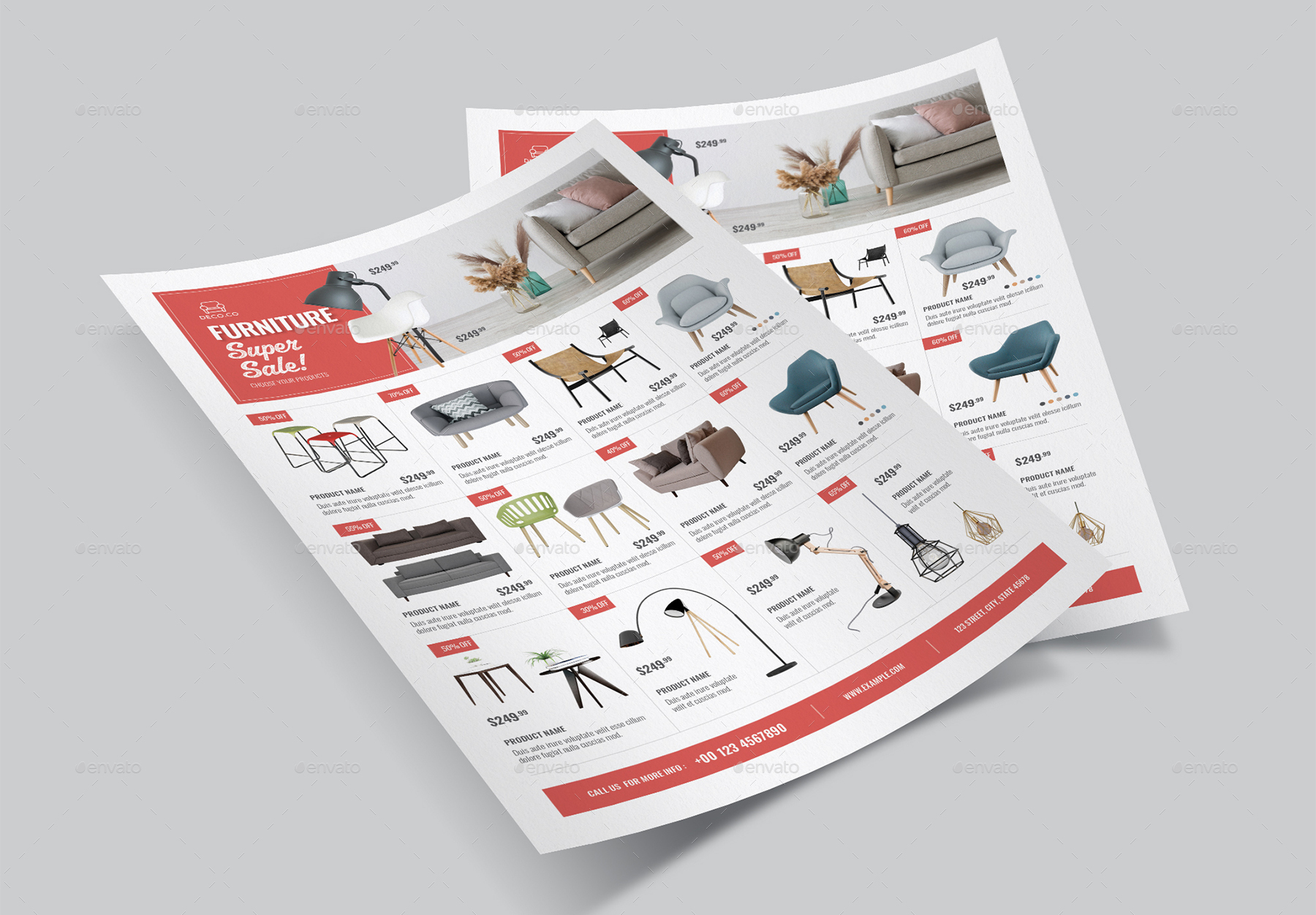 Furniture Flyer, Print Templates | GraphicRiver