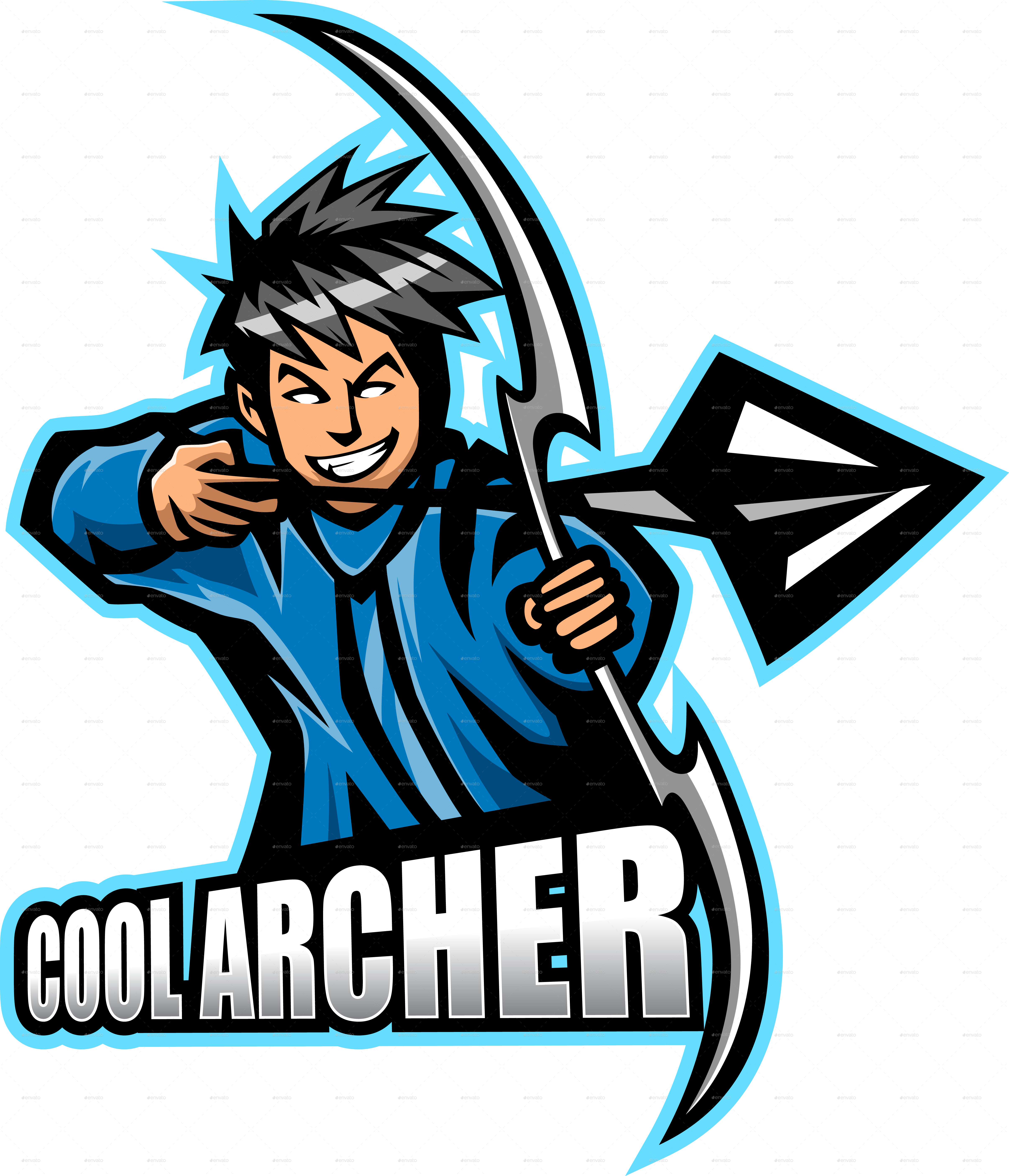 Archer Esport Mascot, Vectors | GraphicRiver