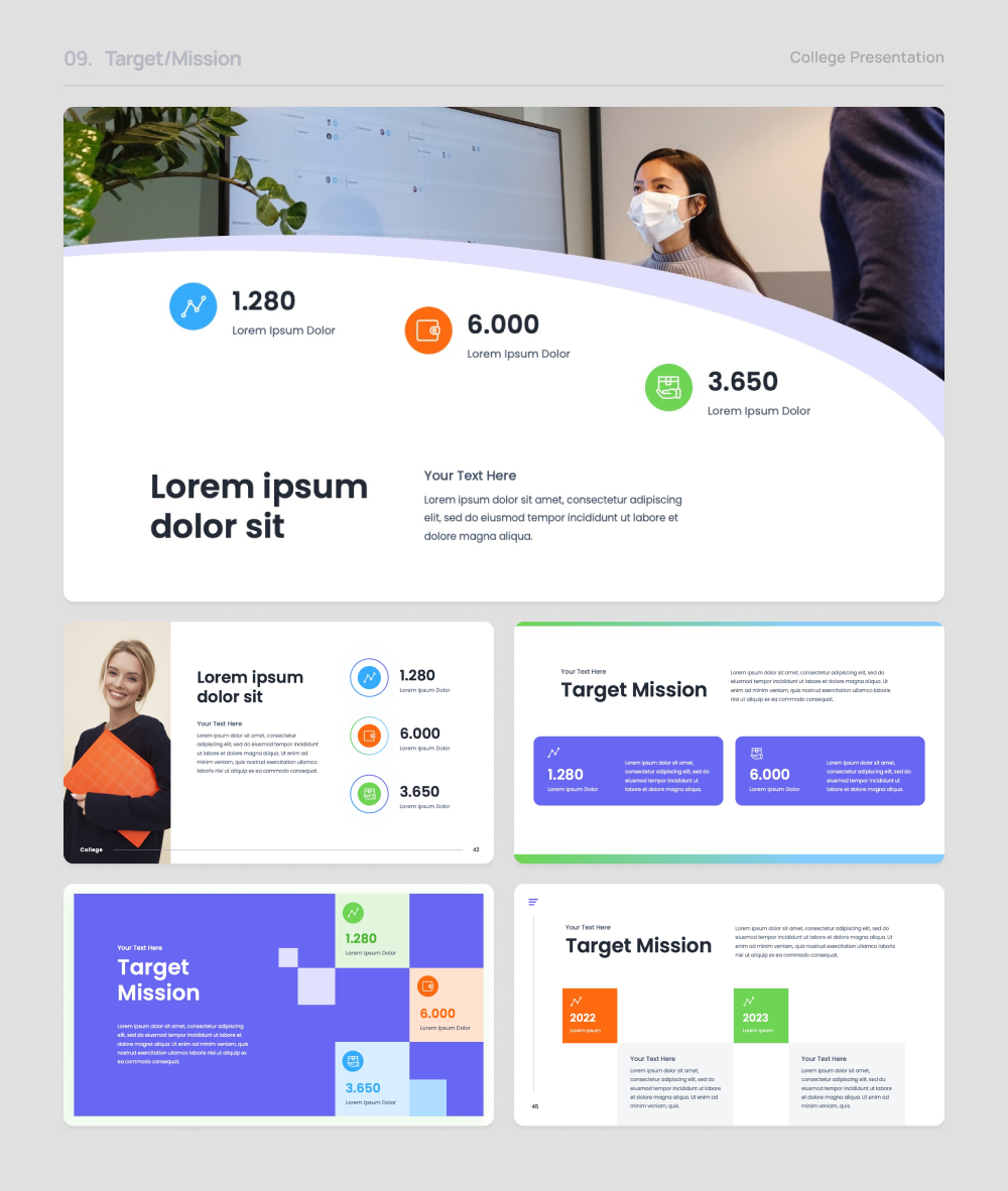 College - Multipurpose PowerPoint Presentation, Presentation Templates