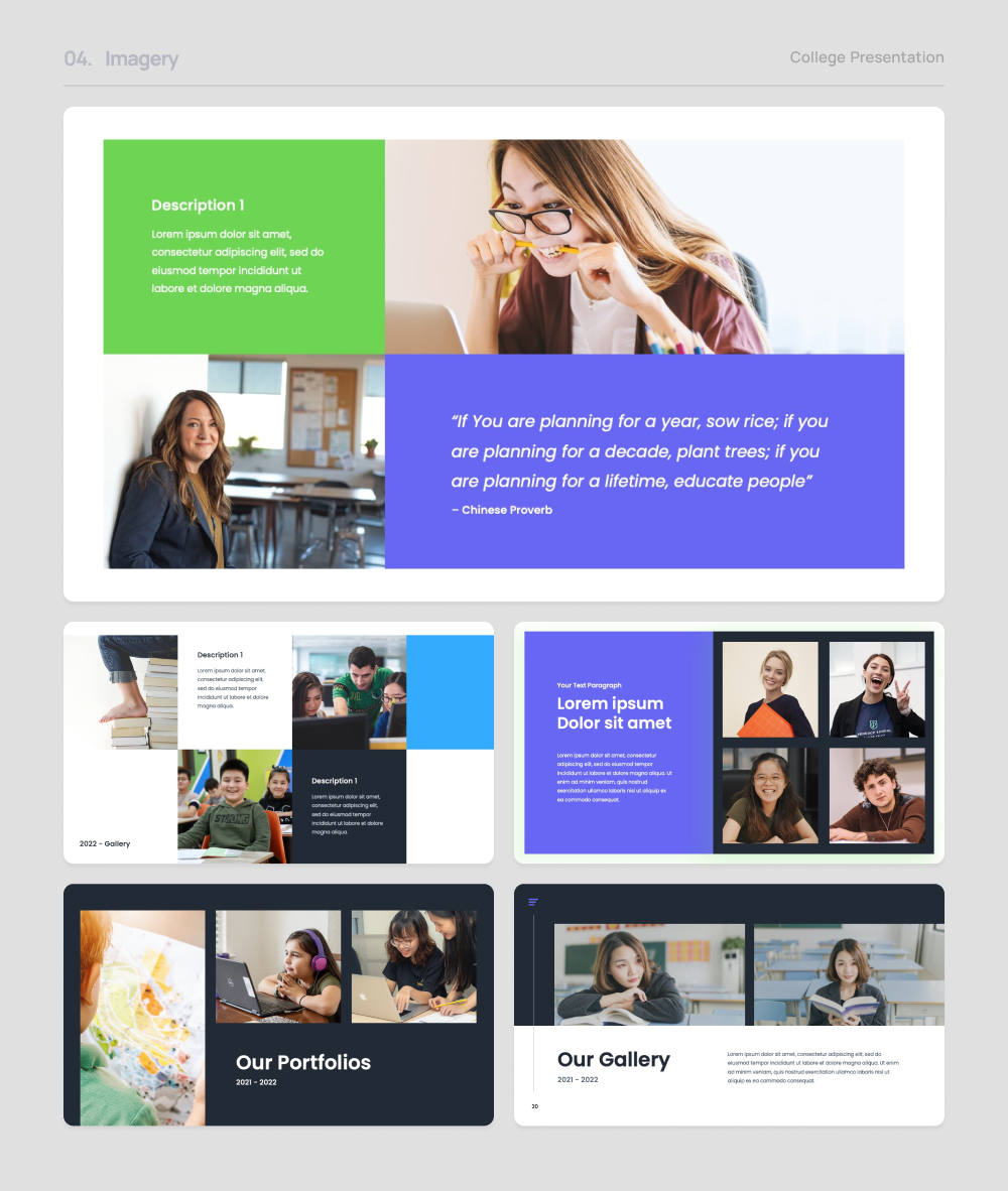 College - Multipurpose PowerPoint Presentation, Presentation Templates