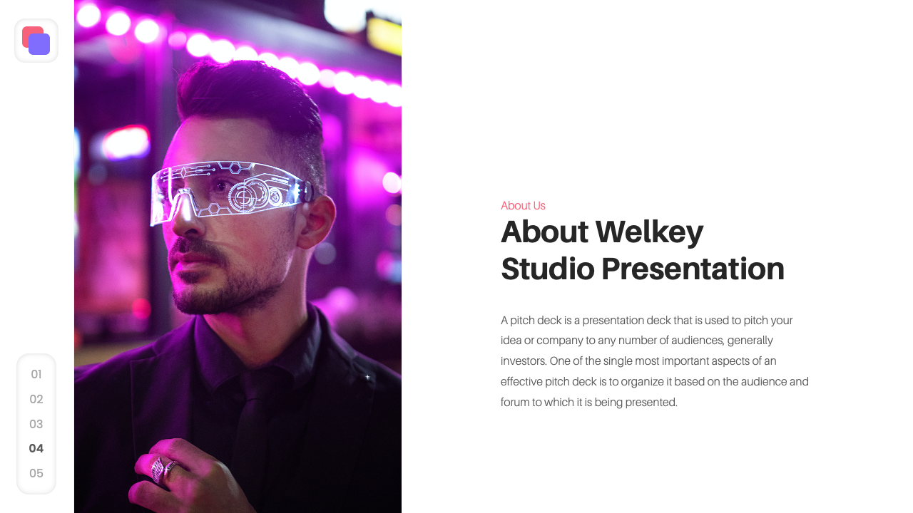 Welkey - Creative Business Keynote Template, Presentation Templates