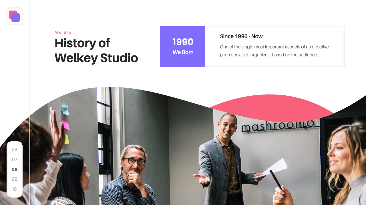 Welkey - Creative Business Keynote Template, Presentation Templates