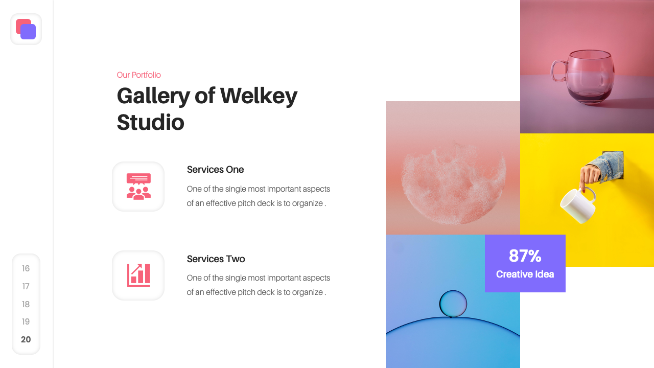 Welkey - Creative Business Keynote Template, Presentation Templates