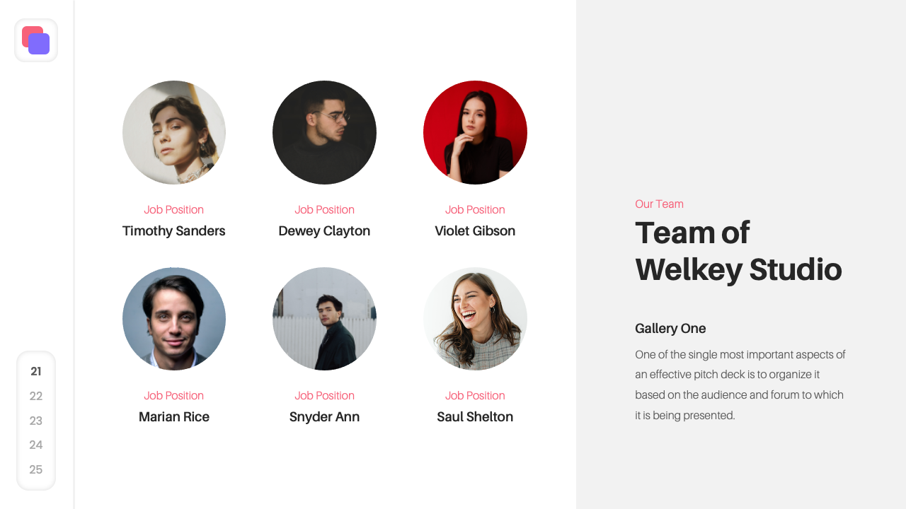Welkey - Creative Business Keynote Template, Presentation Templates