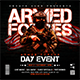 Armed Forces Day Invitation Flyer, Print Templates | GraphicRiver