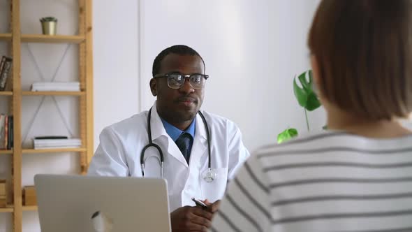 Doctor Listen to Patient in Hospital Spbas, Stock Footage | VideoHive