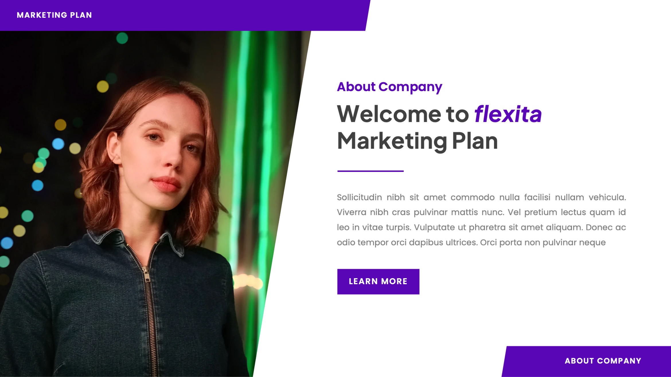 Flexita – Marketing Google Slides Template, Presentation Templates