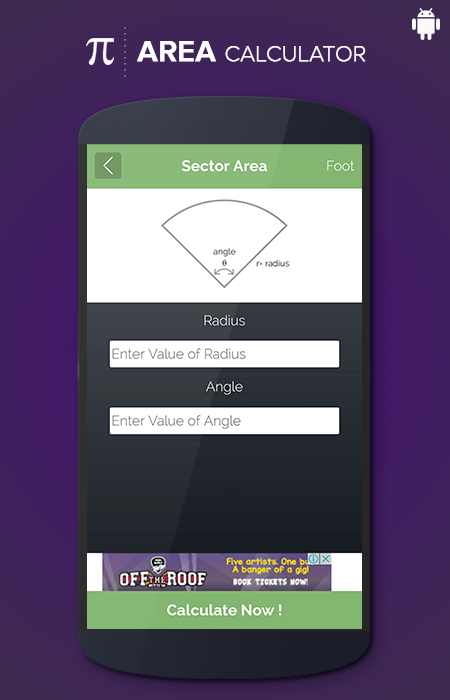 Area Calculator for Android by ExpressTemplate | CodeCanyon