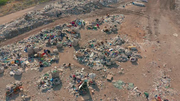 The Huge Garbage Dump, the Ecological Disaster of Our Planet., Stock ...