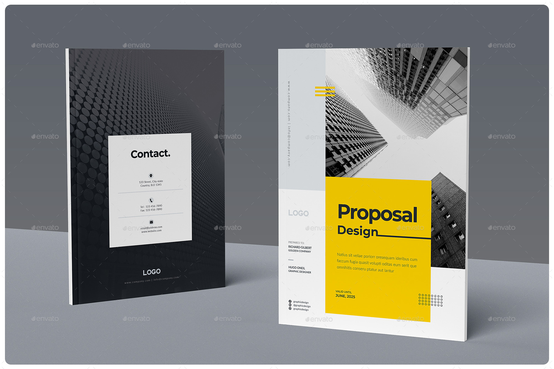 Proposal 24 Pages | Docx | Indesign Template, Print Templates ...