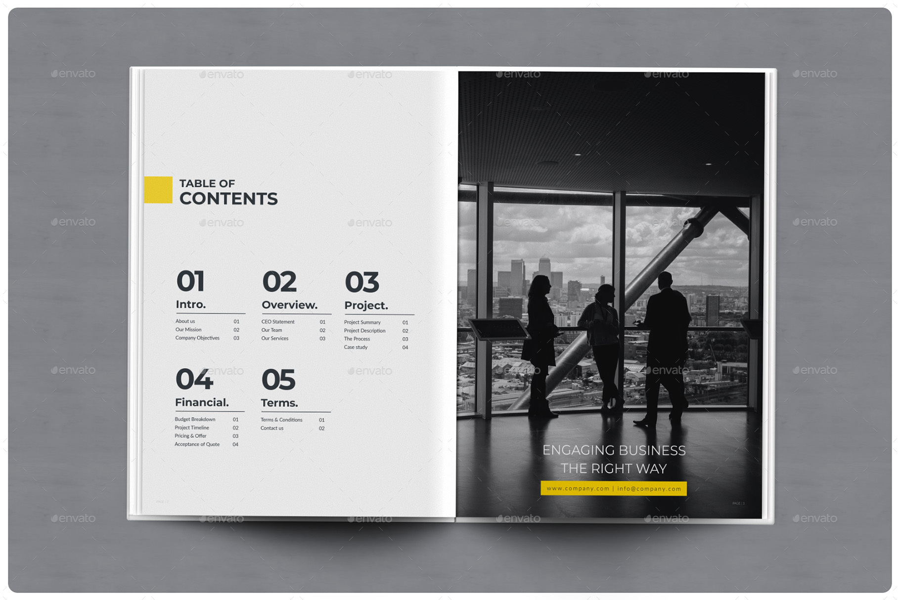 Proposal 24 Pages | Docx | Indesign Template, Print Templates ...
