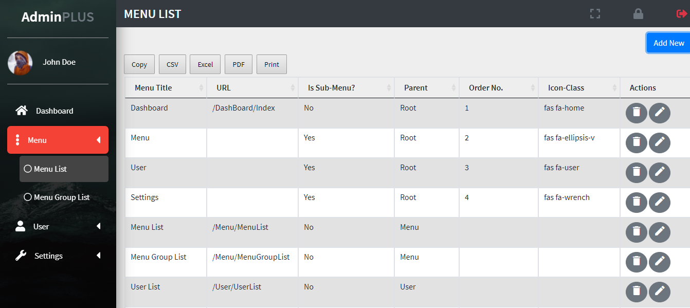 AdminPLUS - .NET Core 6 Starter Admin Template by Sangib_123saha ...