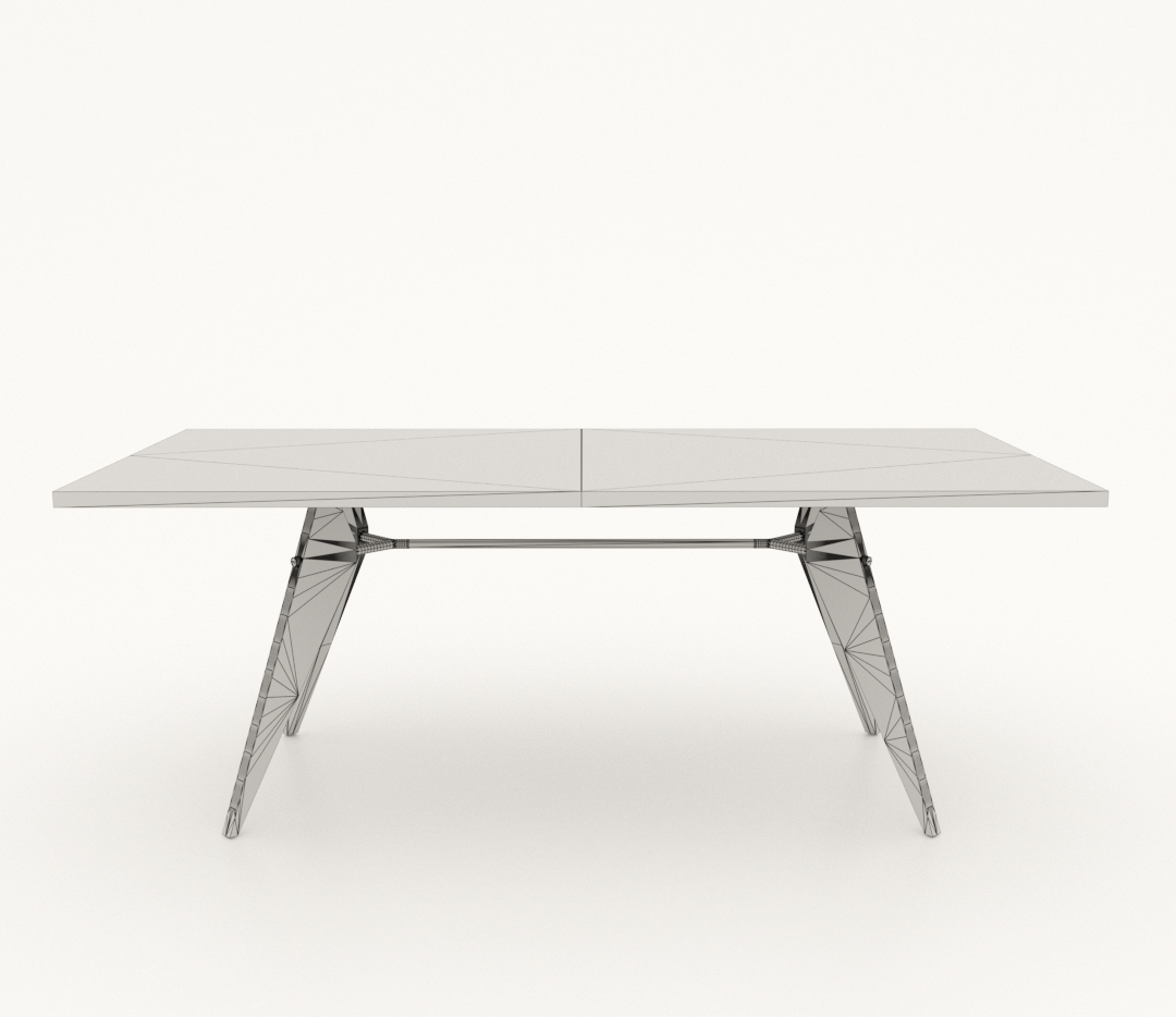 Prouvé Table by 3DArchive | 3DOcean