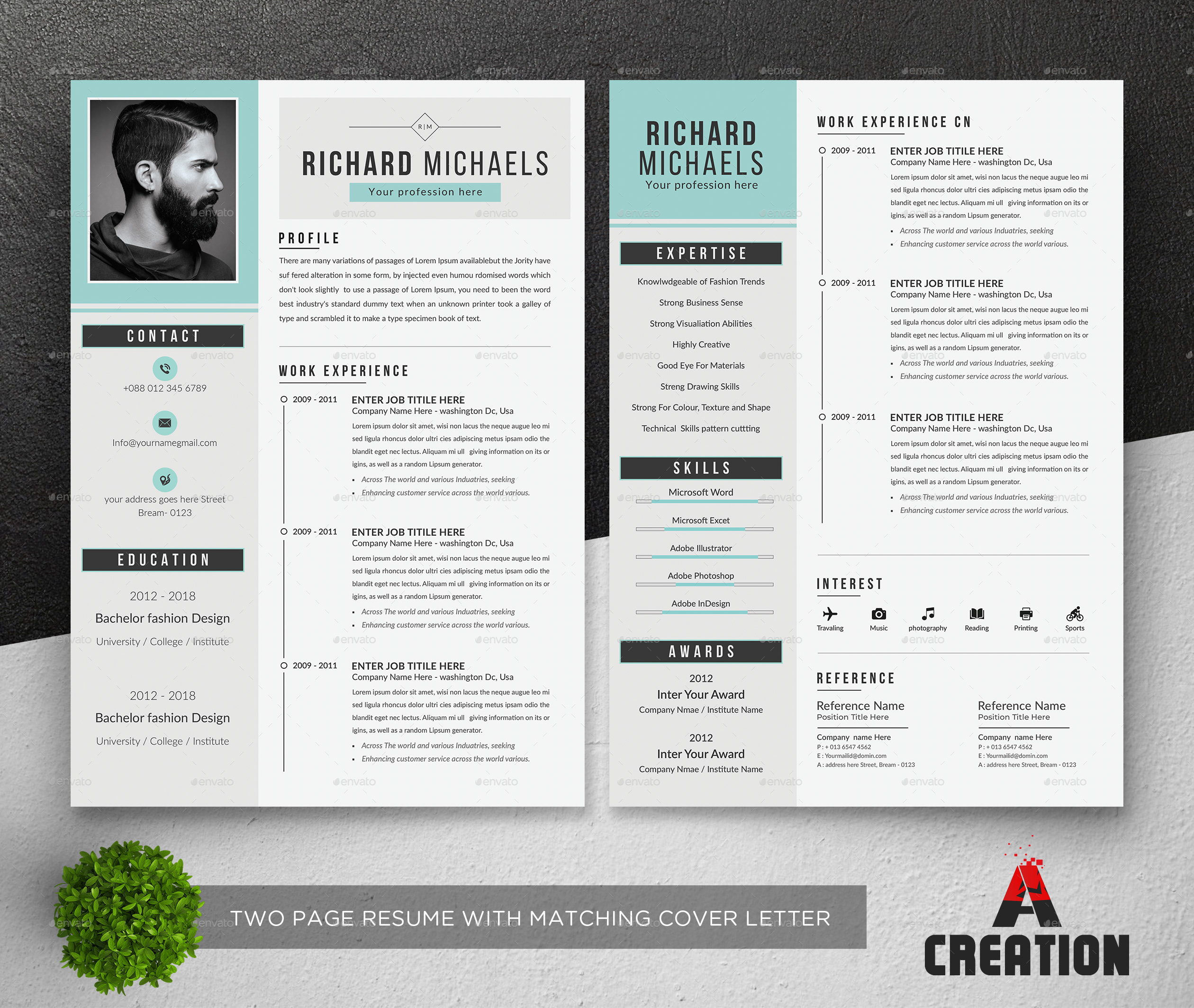 Resume Bundle, Print Templates | GraphicRiver