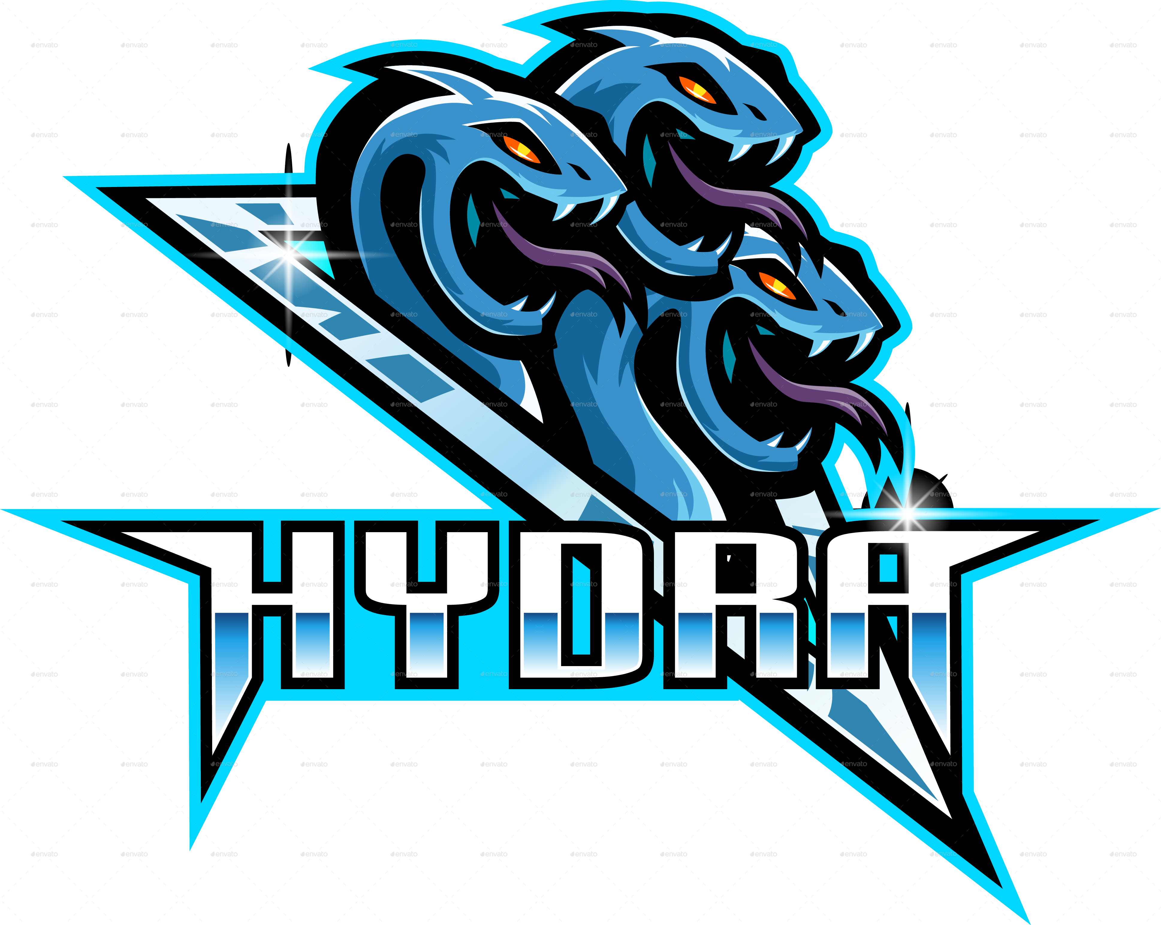Hydra Esport Mascot, Vectors | GraphicRiver