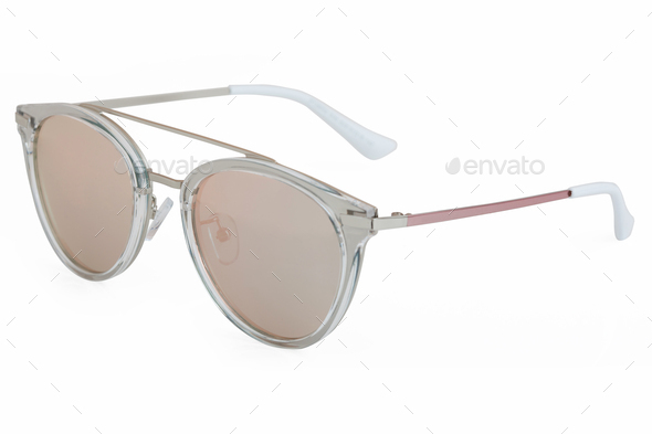 side view of modern sunglasses isolated on white background Stock Photo ...