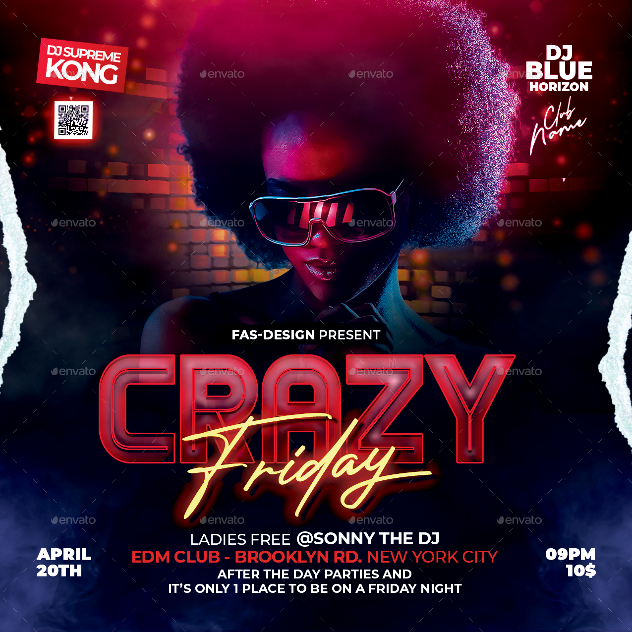 Night Party Flyer, Print Templates | GraphicRiver