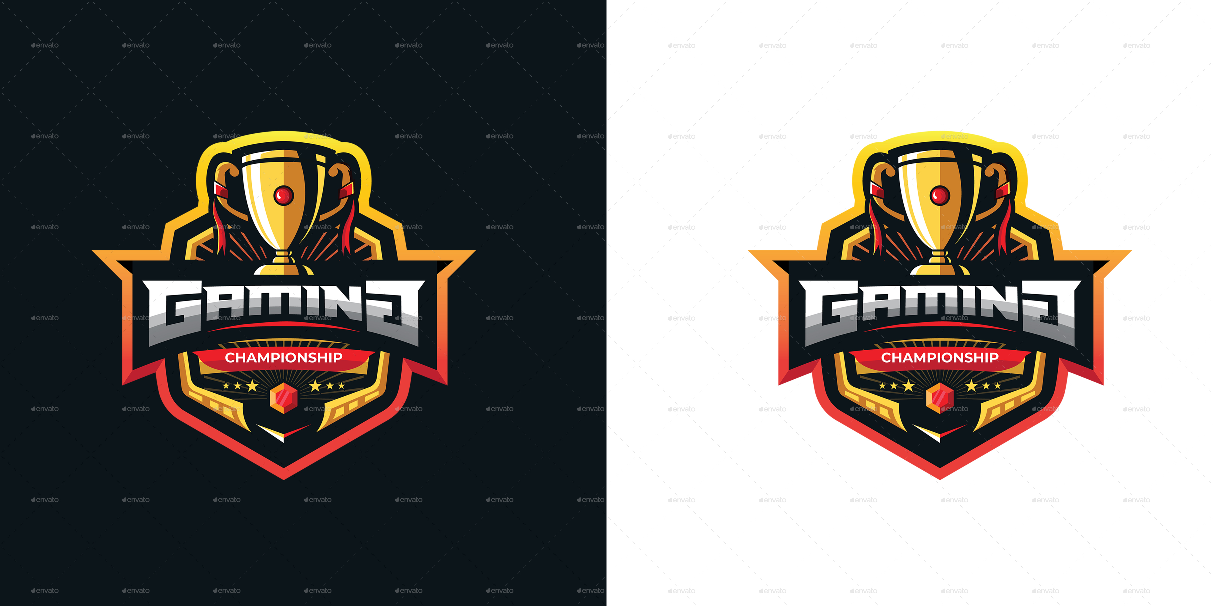 Gaming Trophy Logo Template, Logo Templates | GraphicRiver
