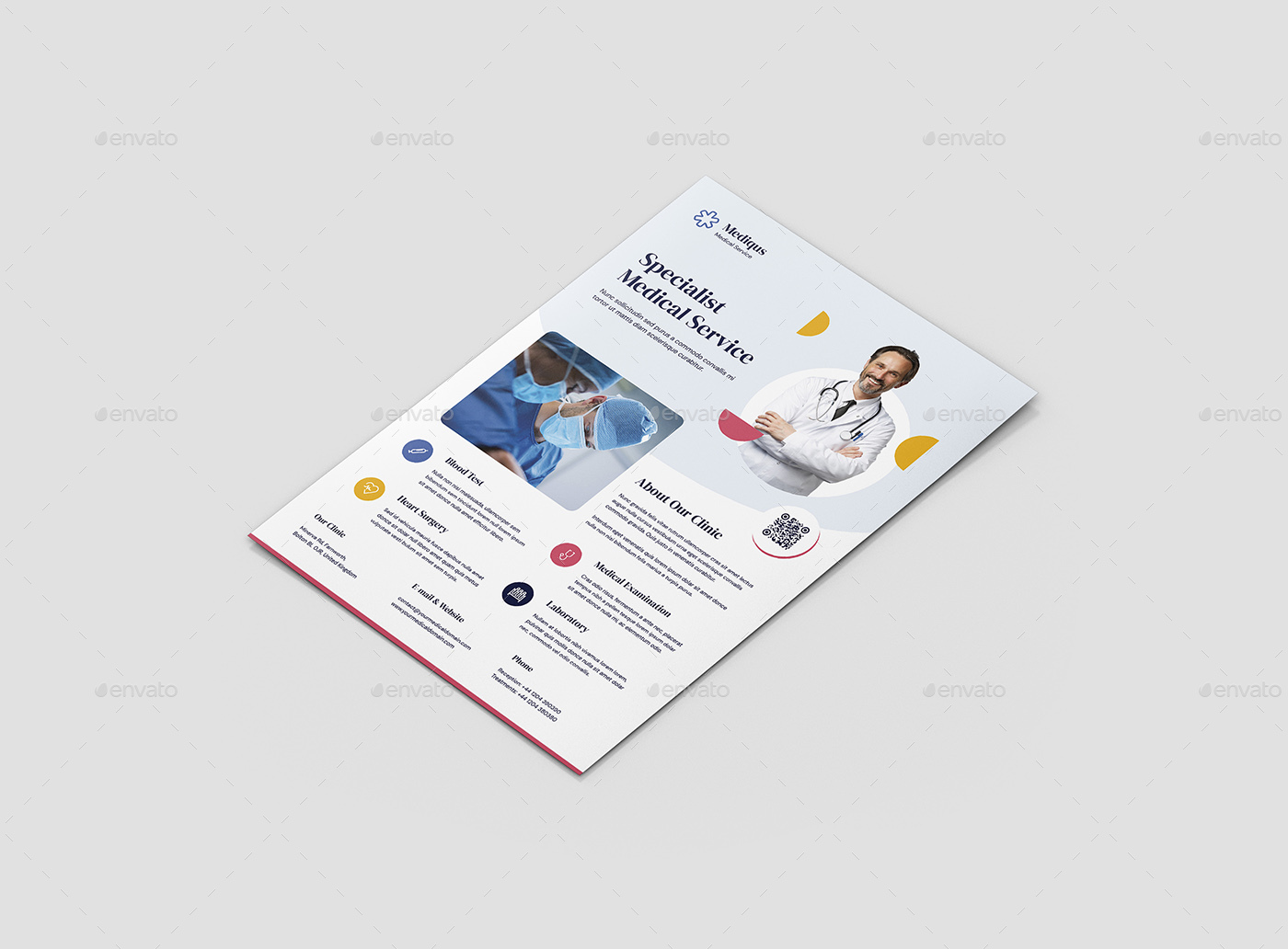 Medical Services Flyer, Print Templates | GraphicRiver