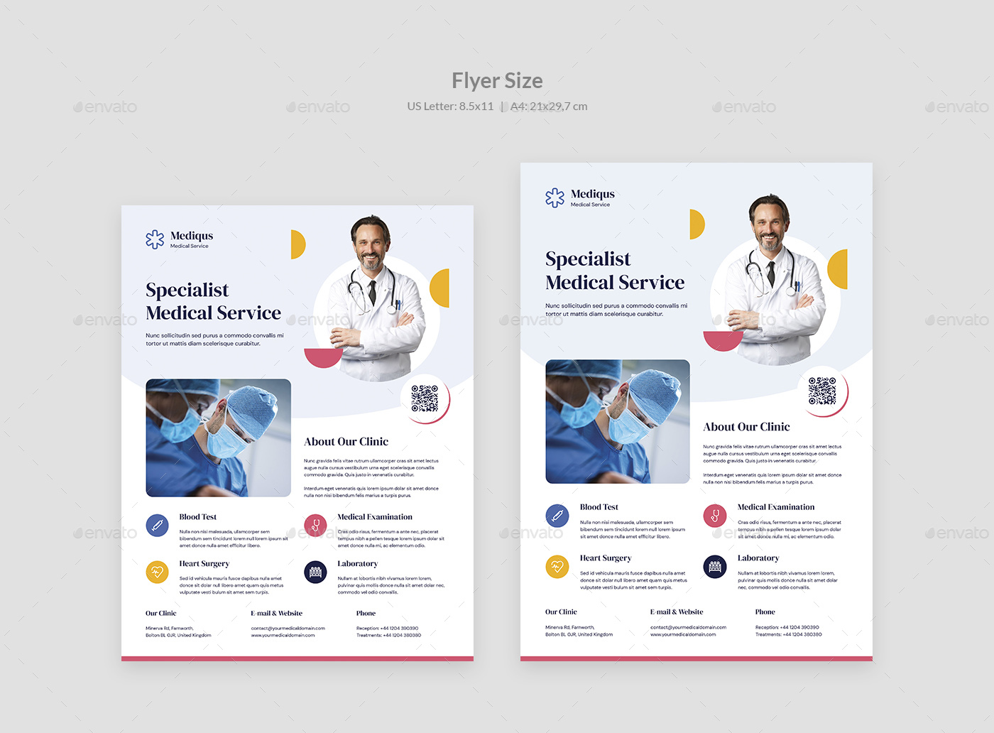 Medical Services Flyer, Print Templates | GraphicRiver