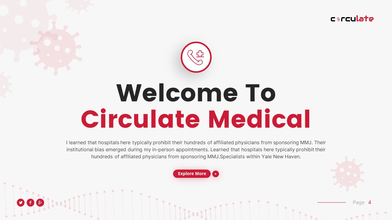 Circulate Medical Presentation Template, Presentation Templates ...