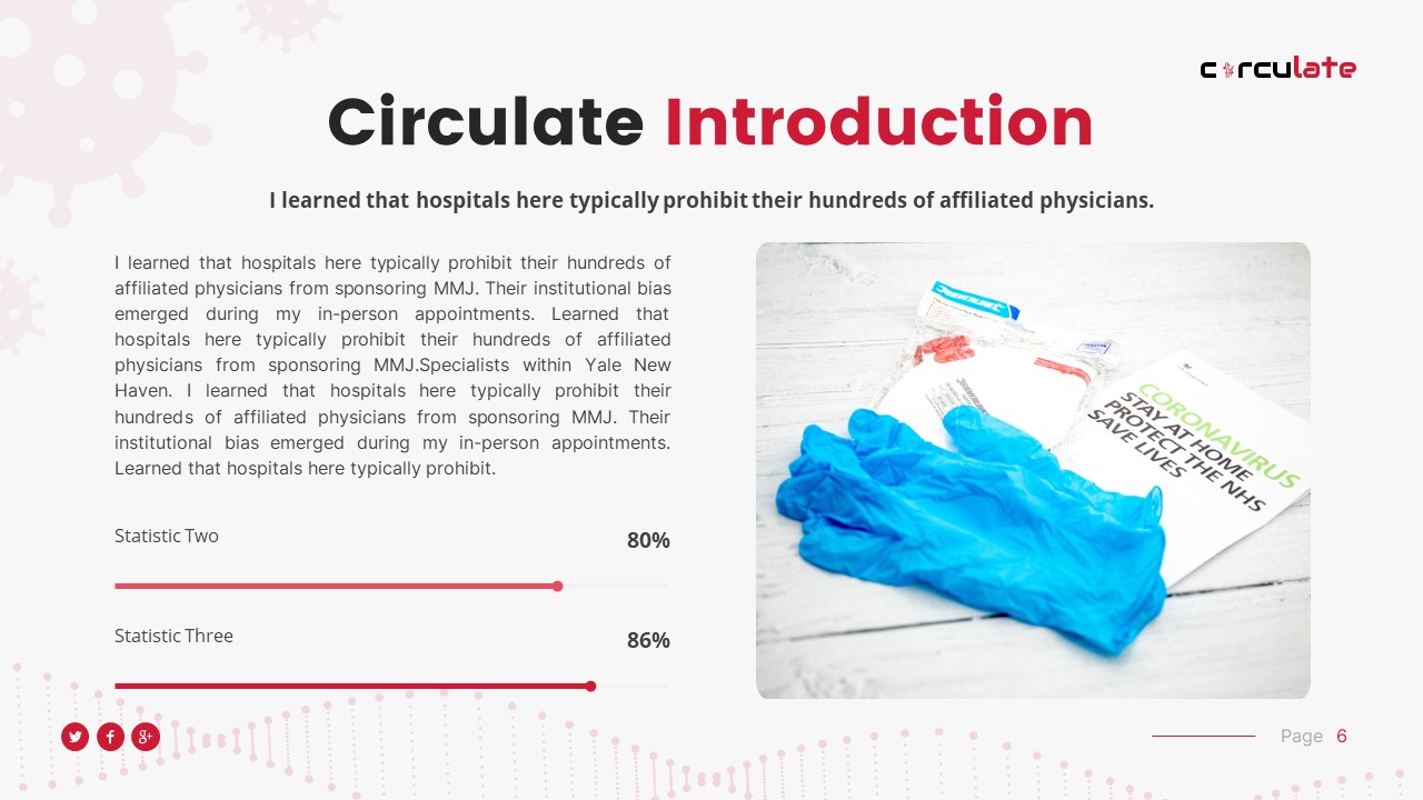 Circulate Medical Presentation Template, Presentation Templates ...