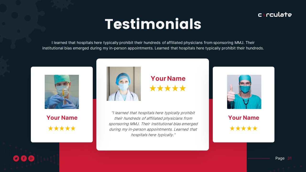 Circulate Medical Presentation Template, Presentation Templates ...
