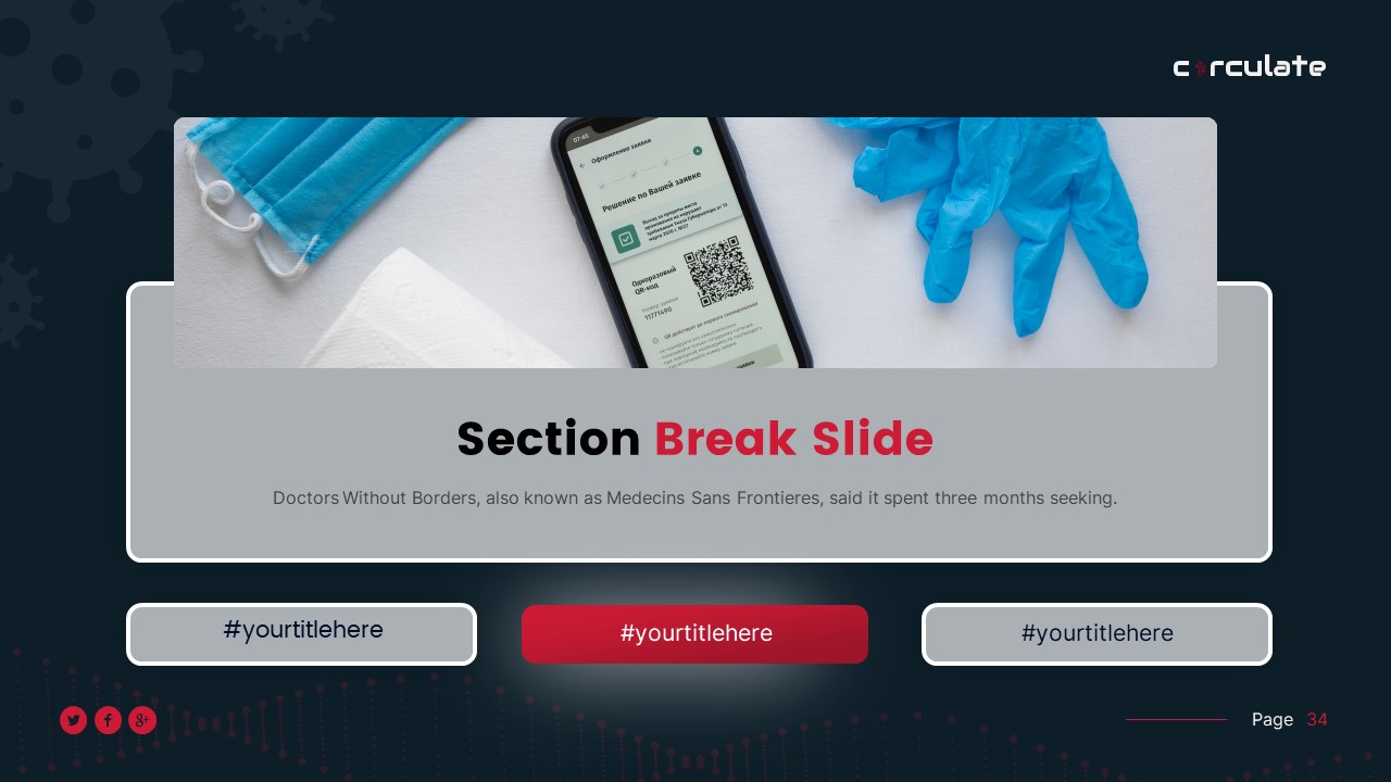 Circulate Medical Presentation Template, Presentation Templates ...