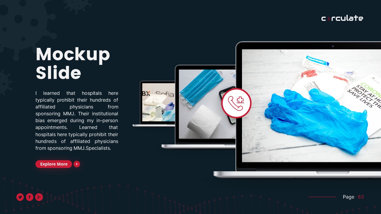 Circulate Medical Presentation Template, Presentation Templates ...