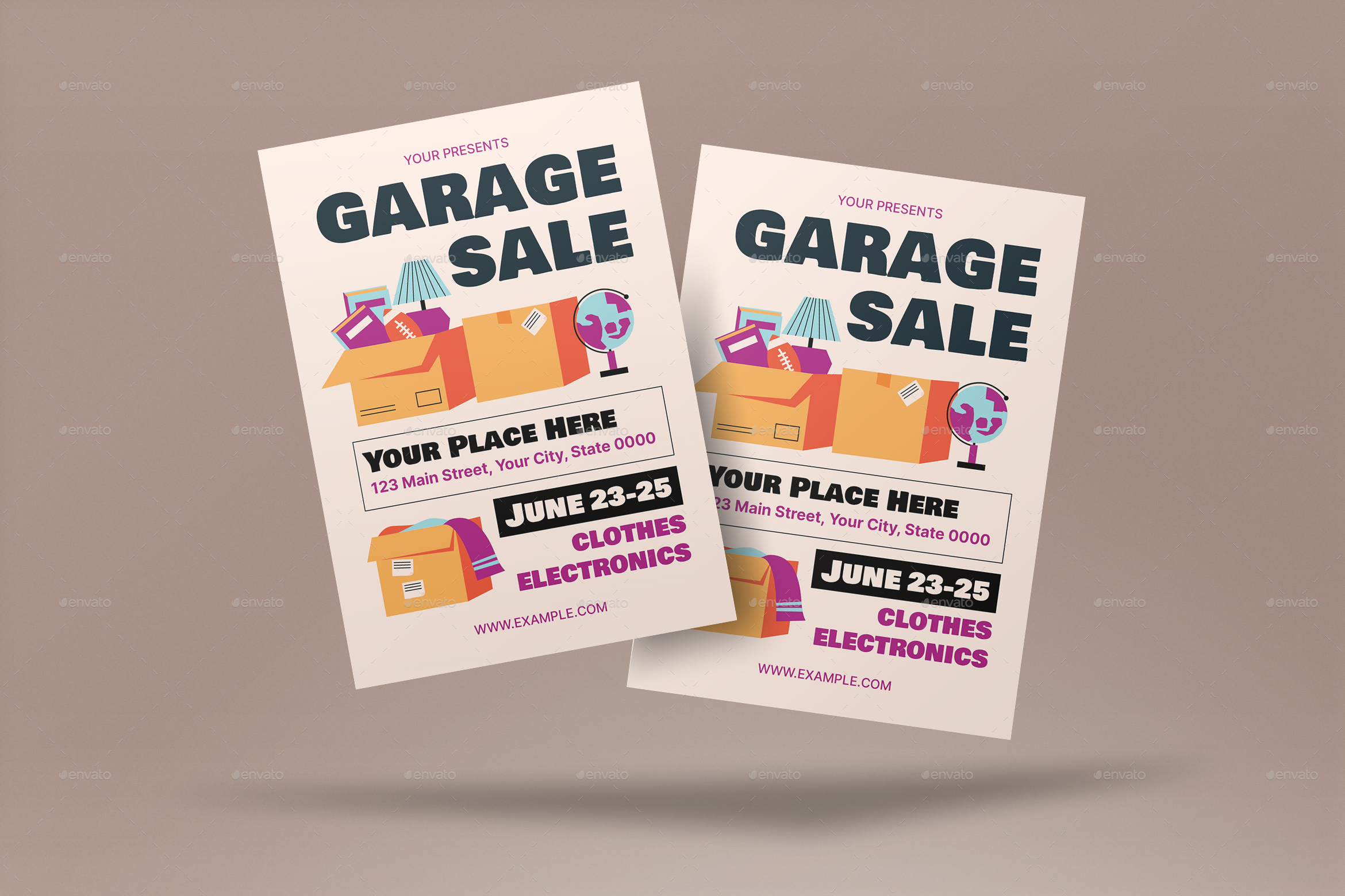 Garage Sale Flyer, Print Templates | GraphicRiver