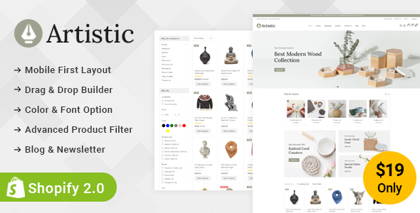 Artistic - Art & Craft Store Shopify Responsive Theme by codezeel ...