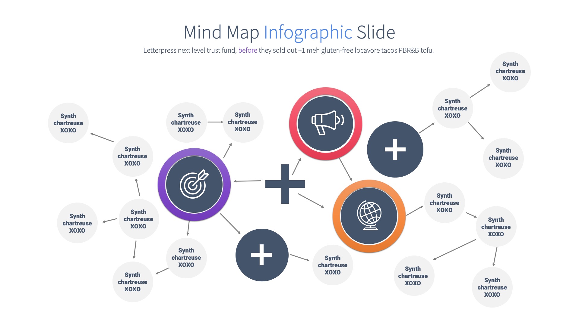 Mind Map - PowerPoint Infographics Slides, Presentation Templates ...