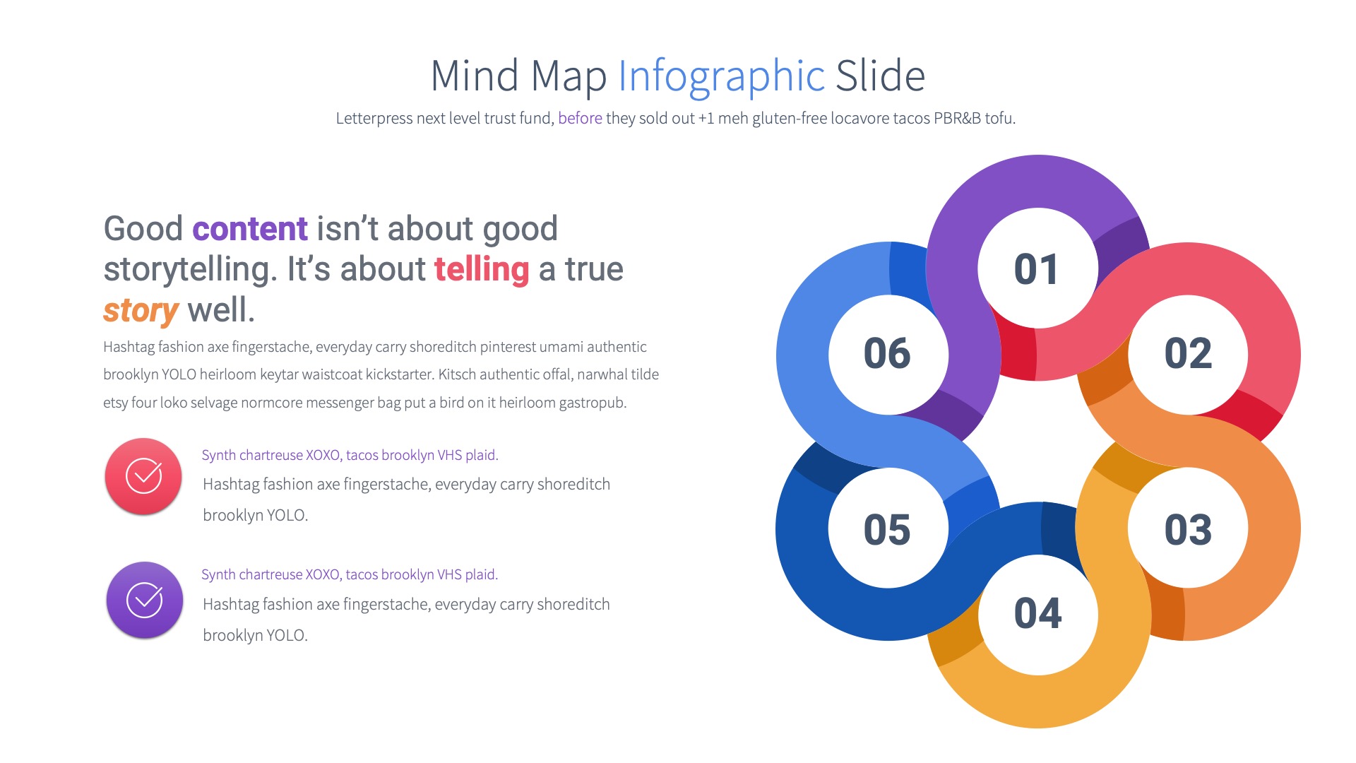 Mind Map - PowerPoint Infographics Slides, Presentation Templates ...