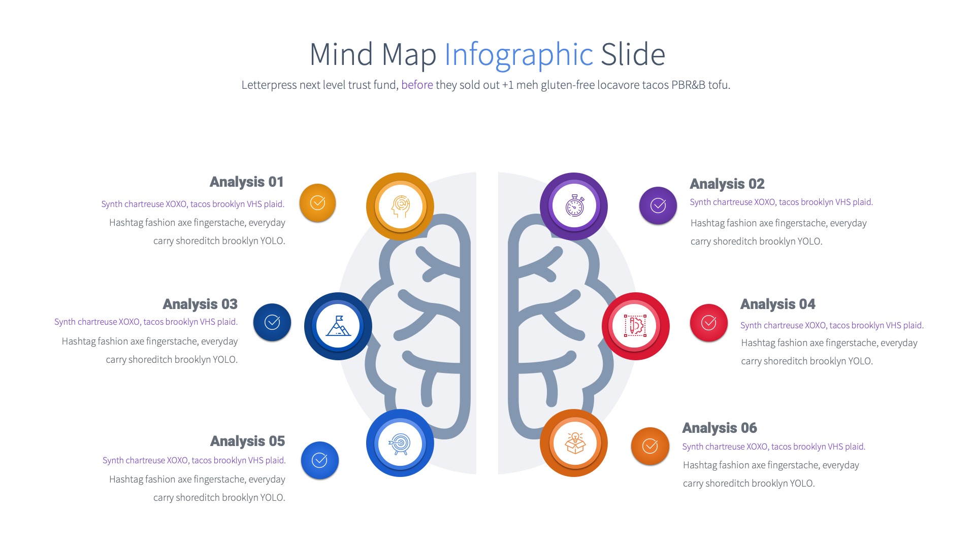 Mind Map - PowerPoint Infographics Slides, Presentation Templates ...