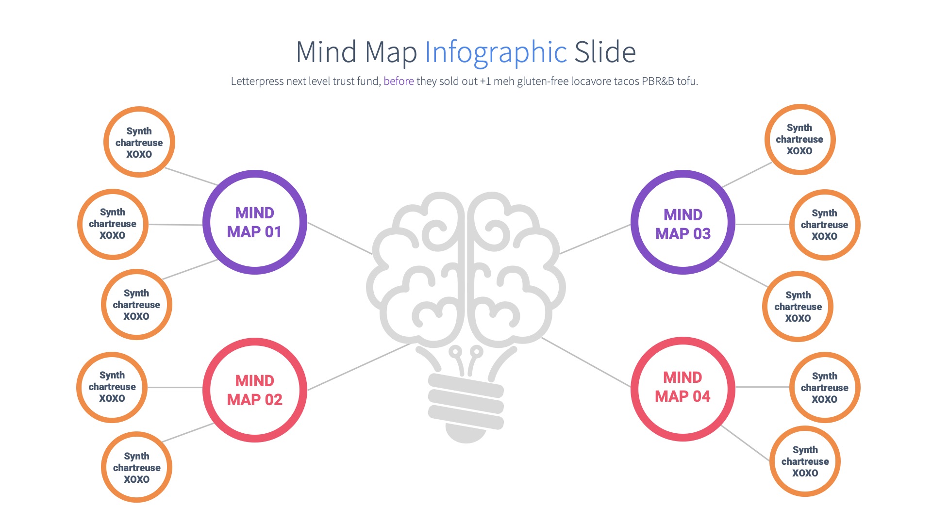 Mind Map - PowerPoint Infographics Slides, Presentation Templates ...