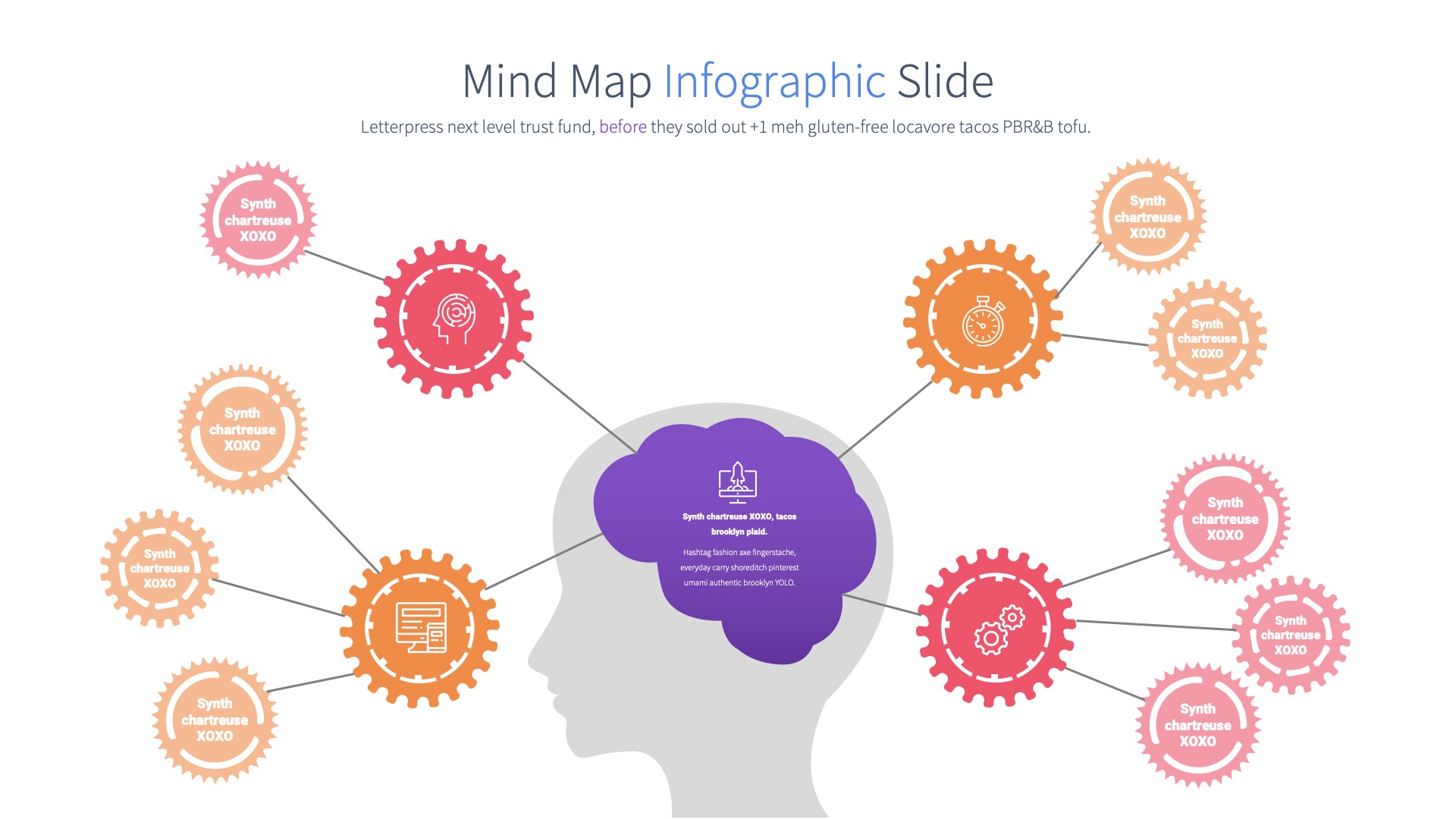 Mind Map - PowerPoint Infographics Slides, Presentation Templates ...