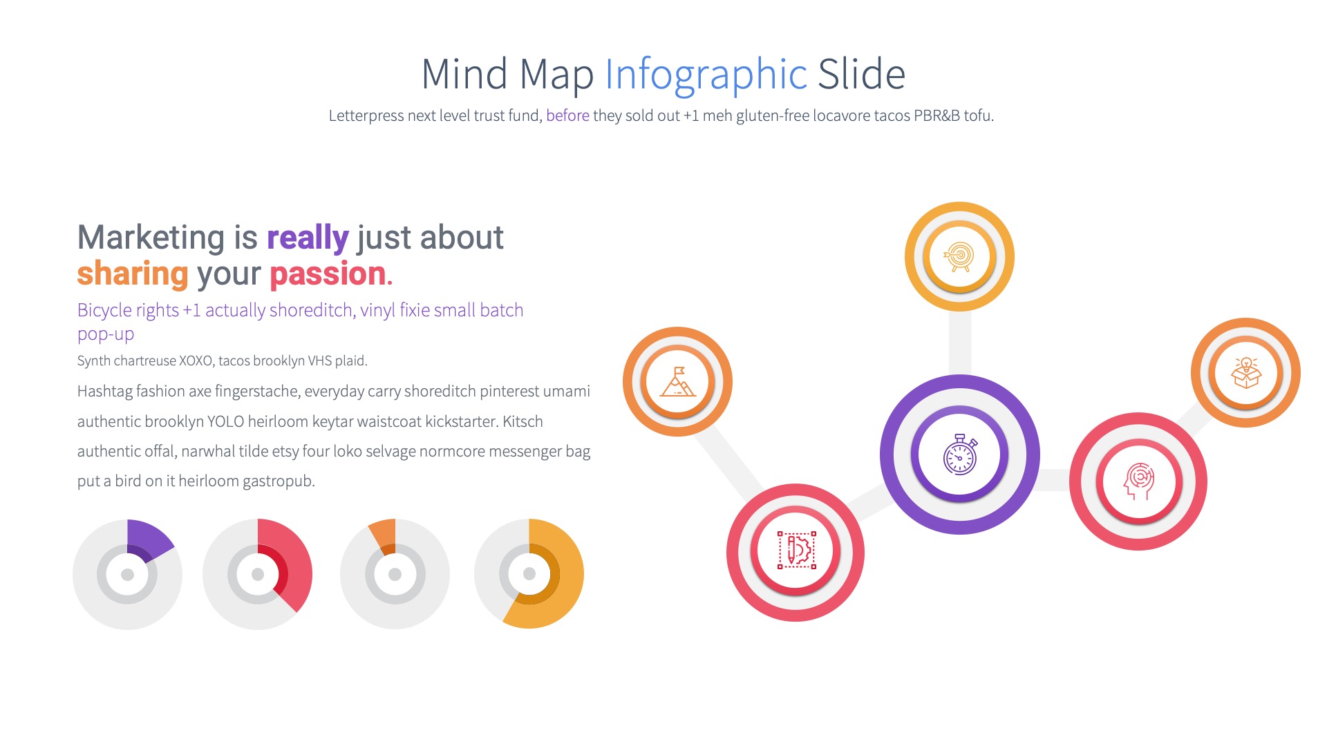 Mind Map - PowerPoint Infographics Slides, Presentation Templates ...