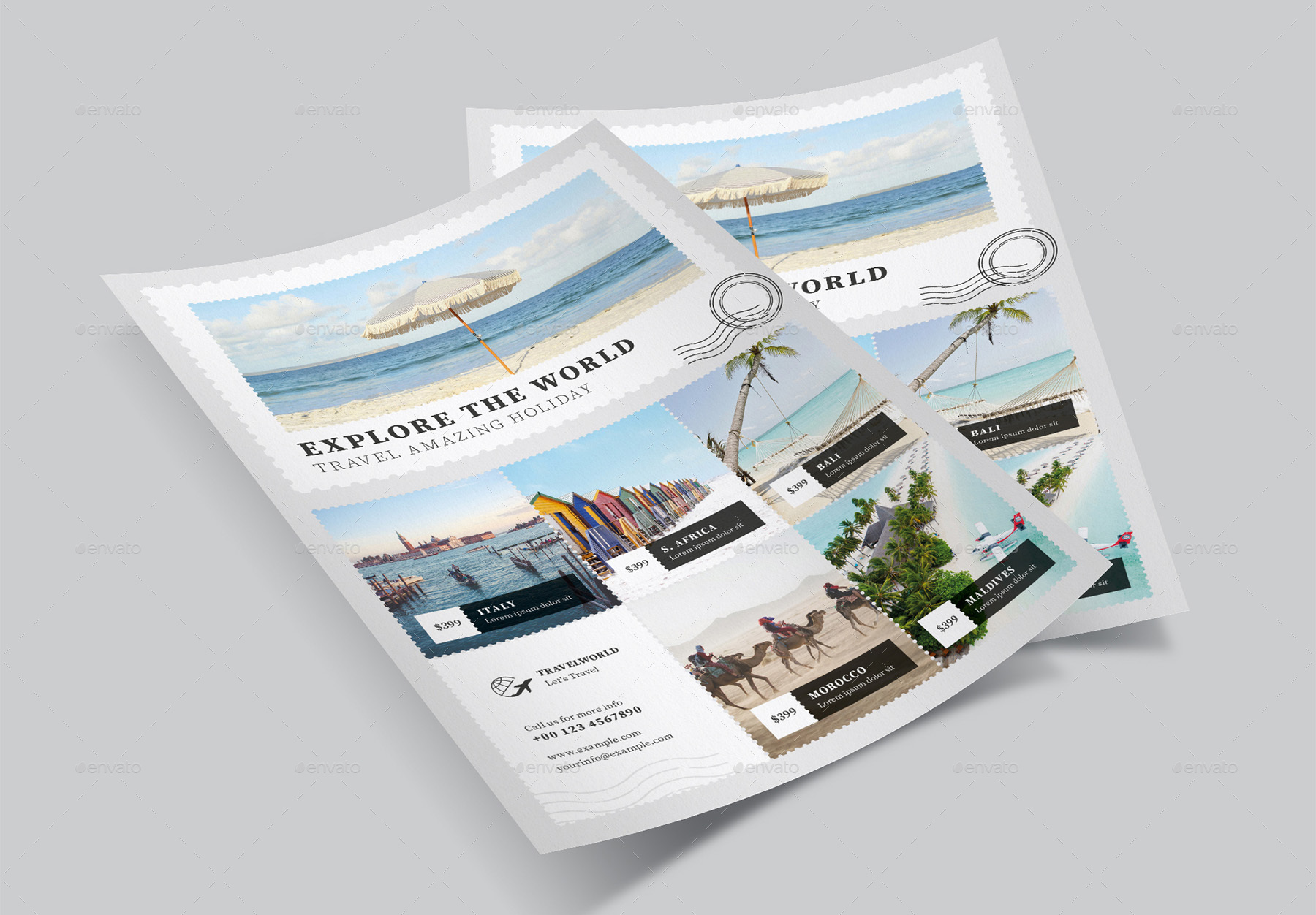 Travel Flyer, Print Templates | GraphicRiver