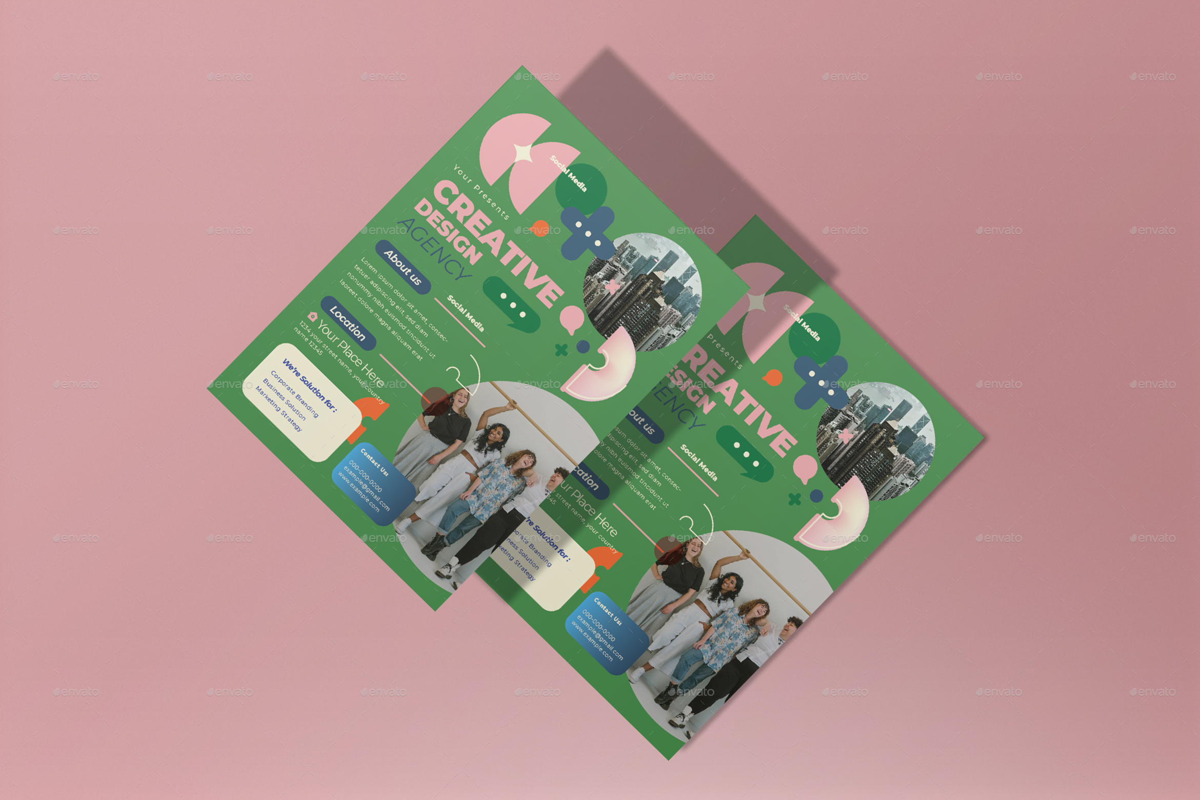 Creative Agency Flyer, Print Templates | GraphicRiver