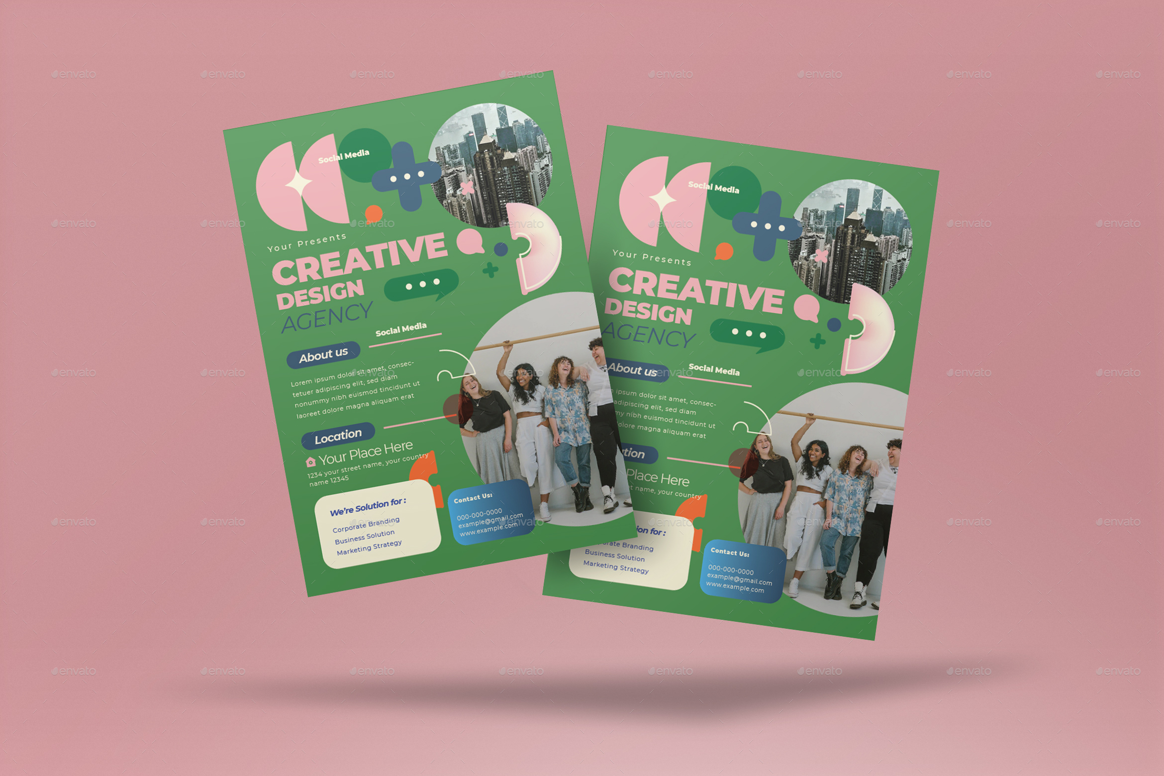 Creative Agency Flyer, Print Templates | GraphicRiver