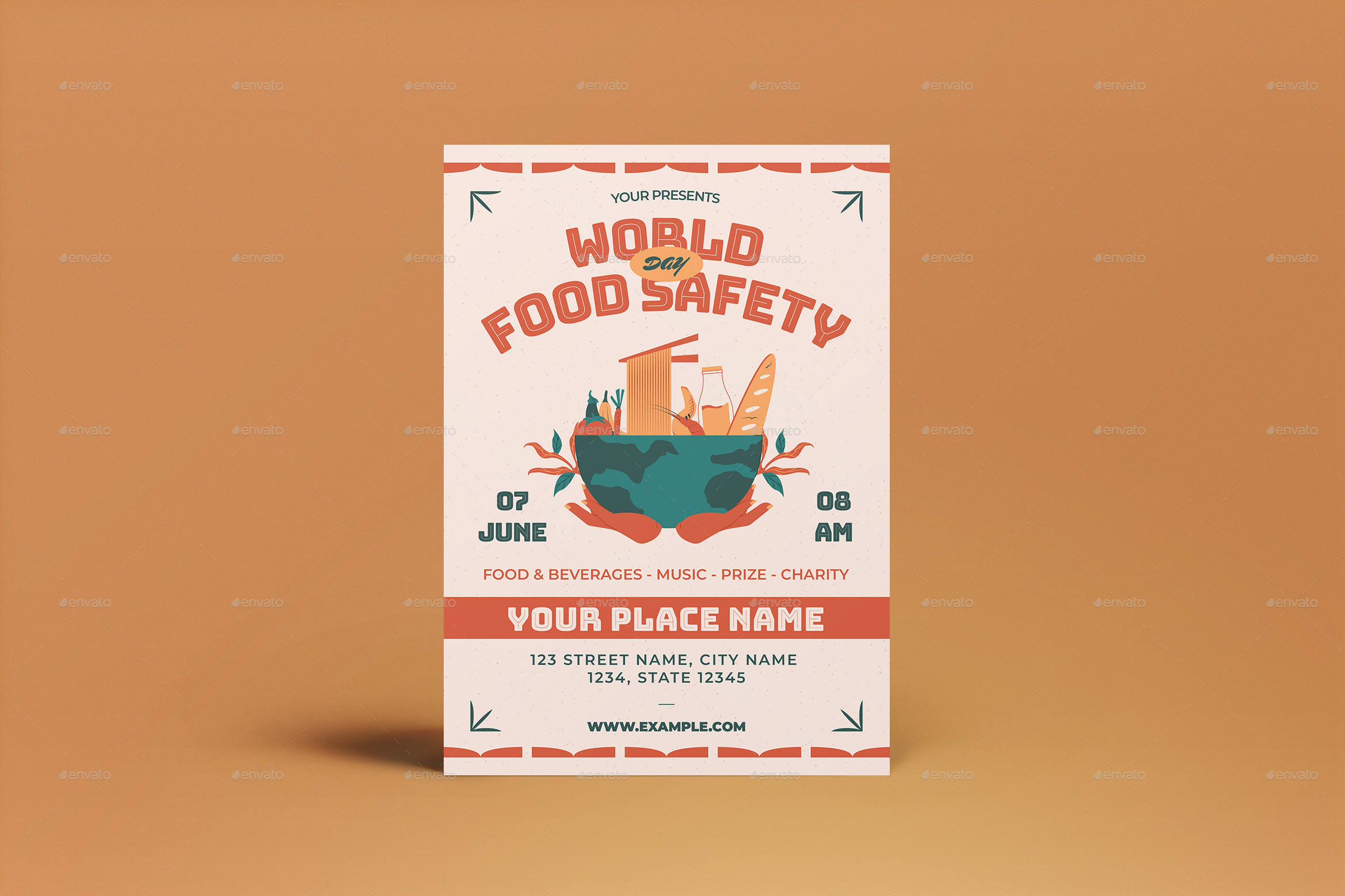 World Food Safety Day Flyer, Print Templates | GraphicRiver