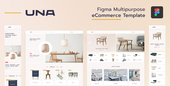 Una – Multipurpose eCommerce Figma Template by Mintspace | ThemeForest