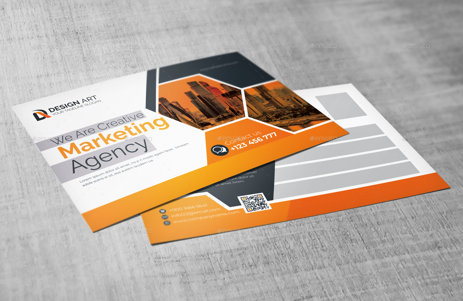 Postcard Template, Print Templates | GraphicRiver