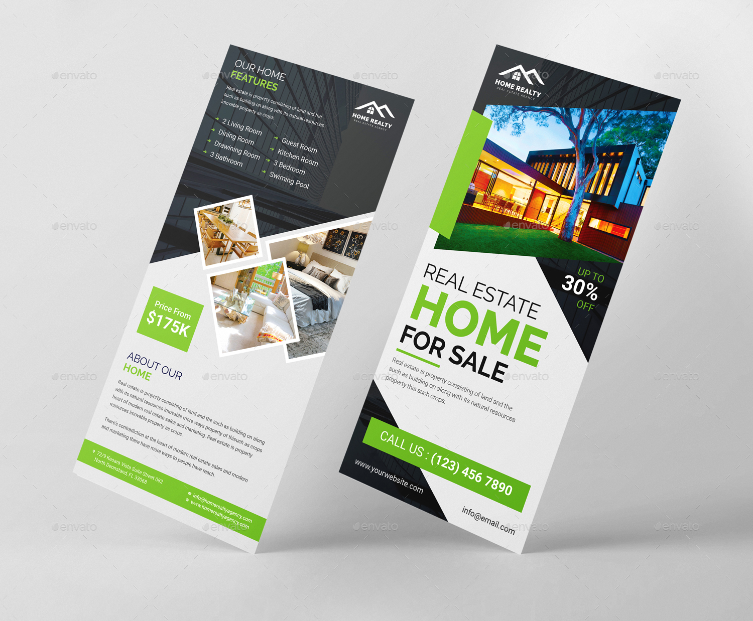 Real Estate Rack Card Design, Print Templates | GraphicRiver