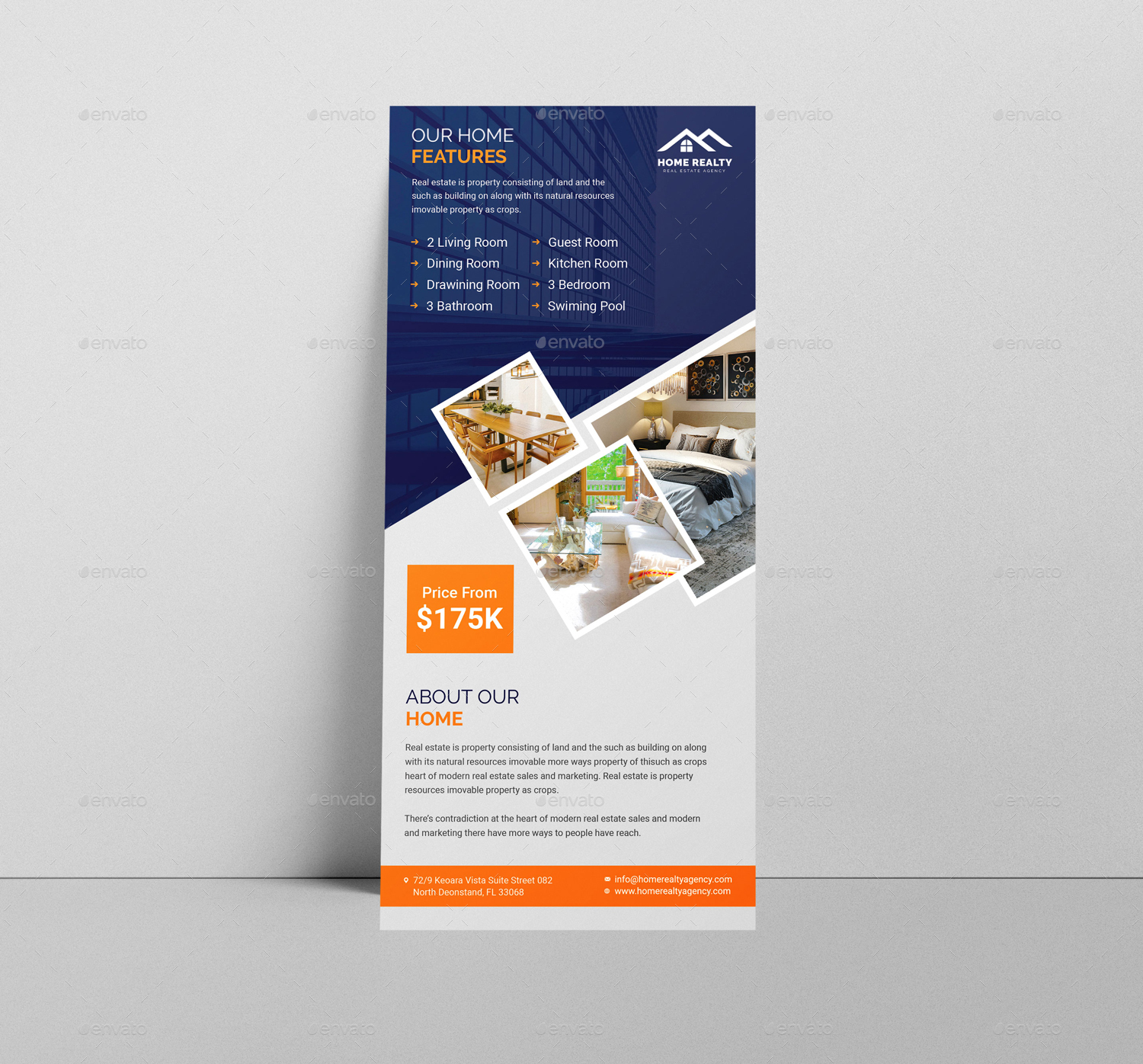 Real Estate Rack Card Design, Print Templates | GraphicRiver